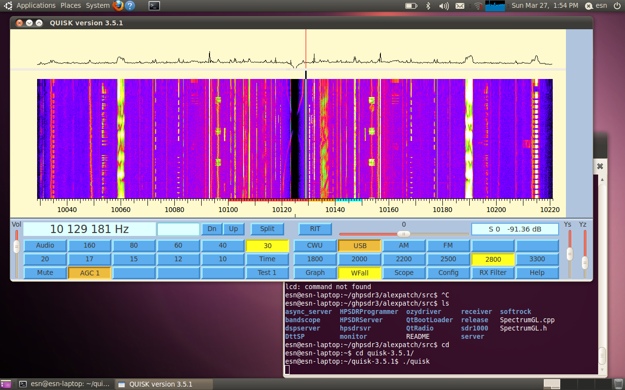 SA5BKE - ham radio blog: Softrock Linux software