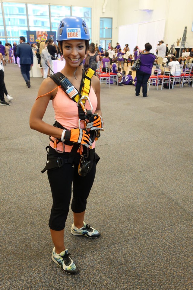 The Crafty Reporter: Constance Jones Goes Over The Edge