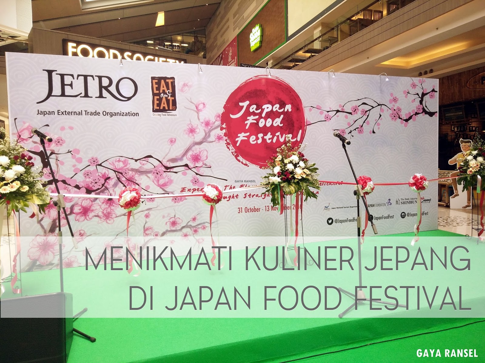 Menikmati Makanan Jepang Di Japan Food Festival Bersama JETRO