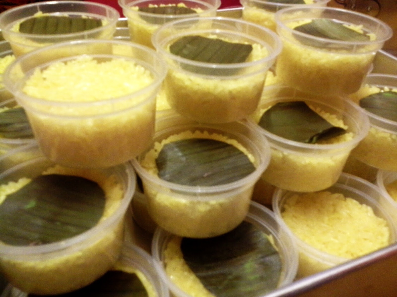 .: 14 JUNE 2015,SUNDAY : TEMPAHAN PULUT KUNING BERHIAS (MINI PACK)