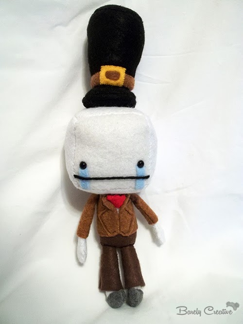 Barely Creative: Hatty Hattington Feltie Plush