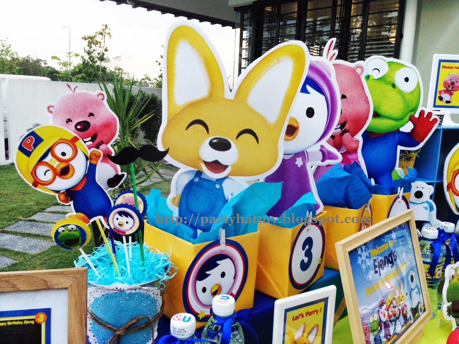 Party Hat: Pororo and Friends Birthday Party for Ejeng