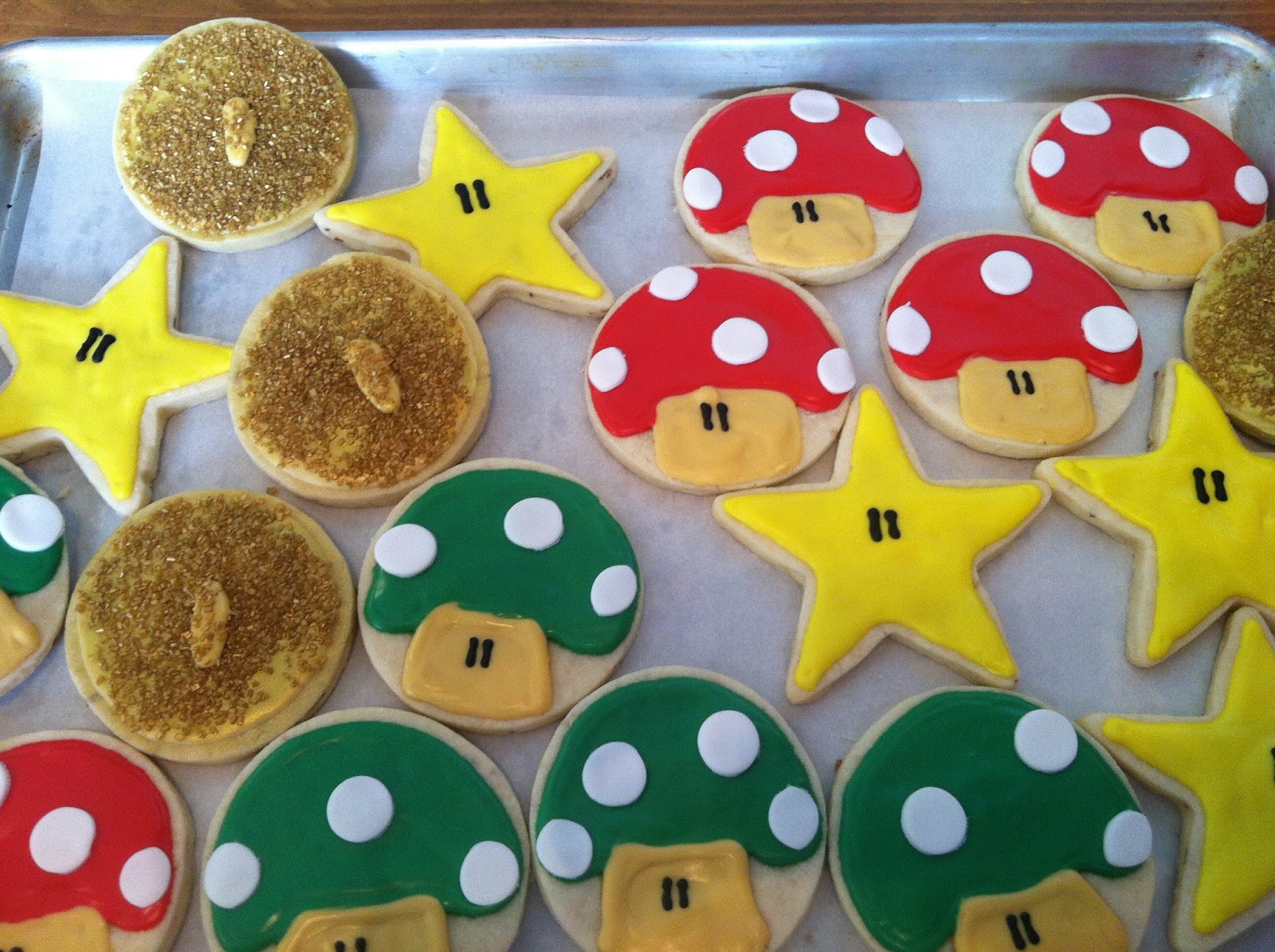 A Little Something Sweet: Super Mario Cookies