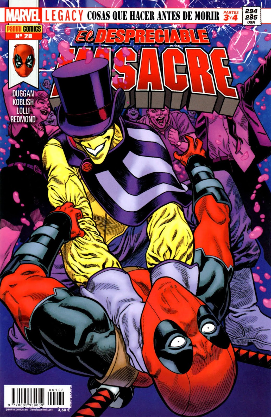 Galicia Comic: Masacre 28 (The Despicable Deadpool 294 - 295)