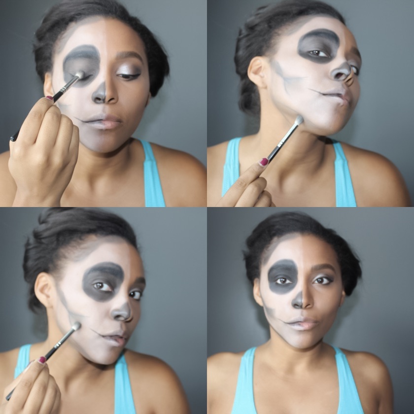 Easy Halloween Makeup | Half Glam Half Skull Tutorial — Patty's Kloset