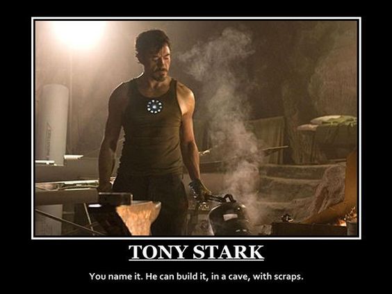 Like Tony Stark Making Technology from Scraps | NextBigFuture.com