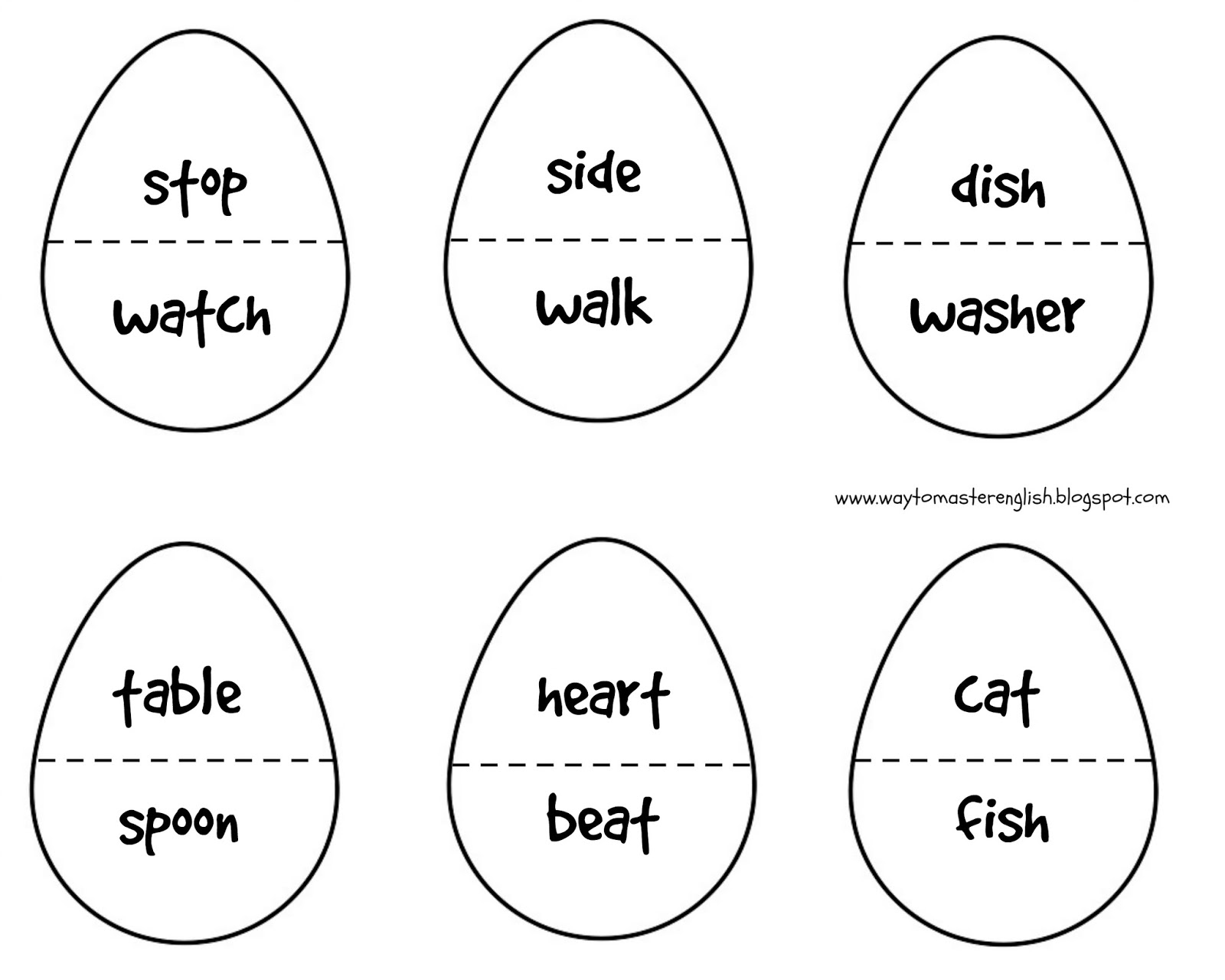 Easter eggs – compound nouns | Funglish