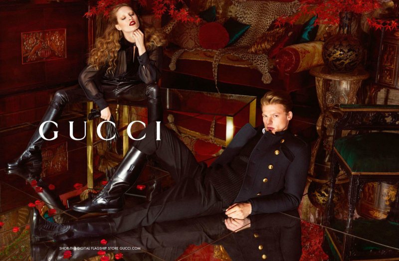 Gucci Fall 2012 Campaign is gothic and glam with Karmen Pedaru and ...