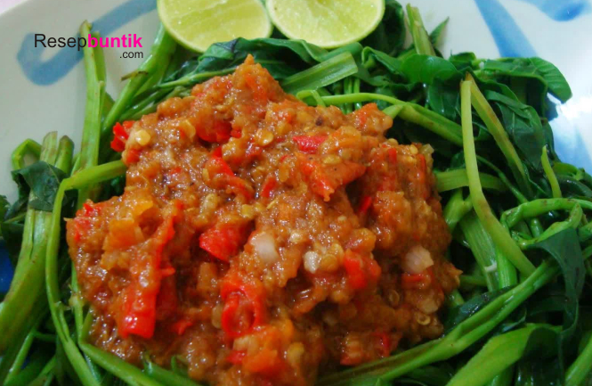 Resep Cara Membuat Pelecing Kangkung Pedas Enak Dan Mudah