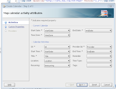 ADF Calendar application with multiple providers | Technology blog