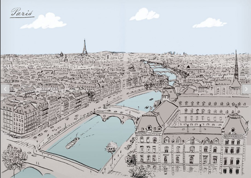 The Beautiful Paris Sketchbook by Jason Brooks | Rock & Runway
