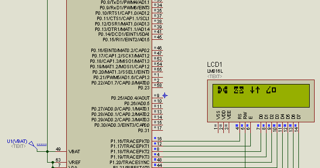 Code Bloges: Display Custom Character on 16X2 LCD to ARM Microcontroller (LPC2148)