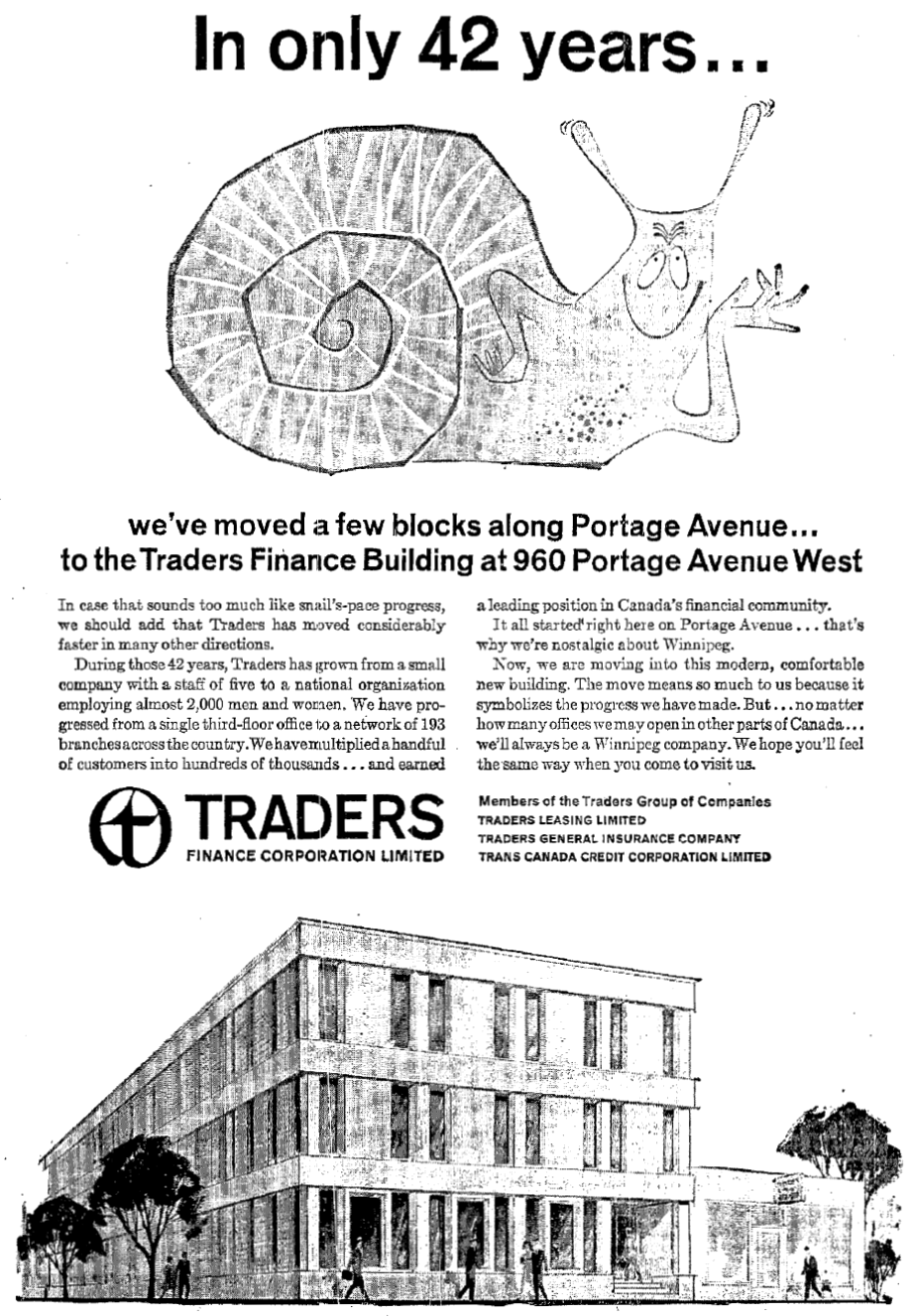 Winnipeg Places: 960 Portage Avenue - Traders Building