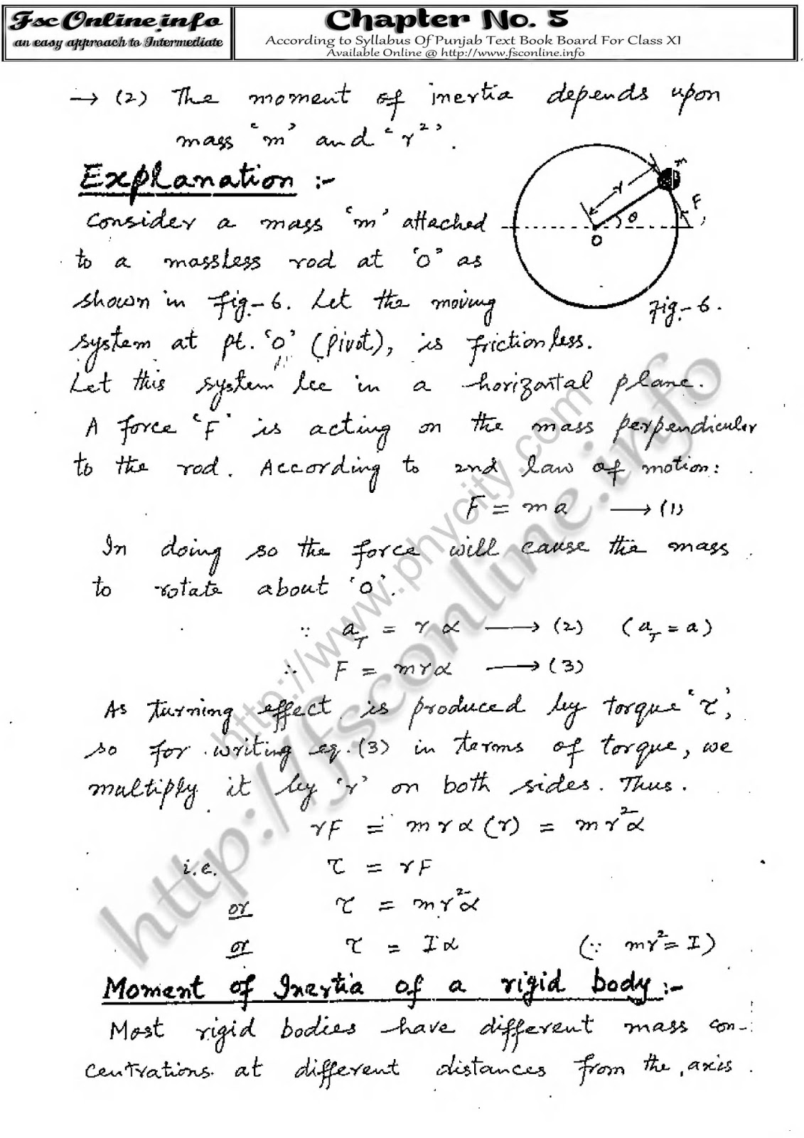 Physics Practicals : CHAPTER 5 (CIRCULAR MOTION)