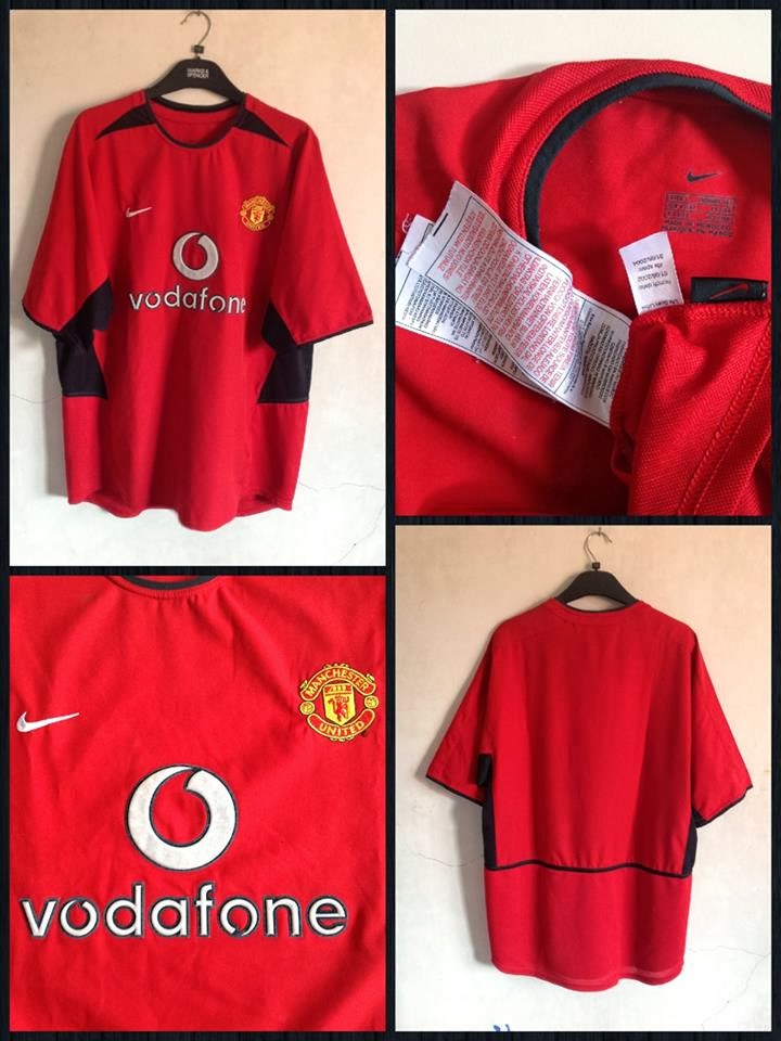 Pusat Jersey: Jersey Manchester United Home 2002-2004