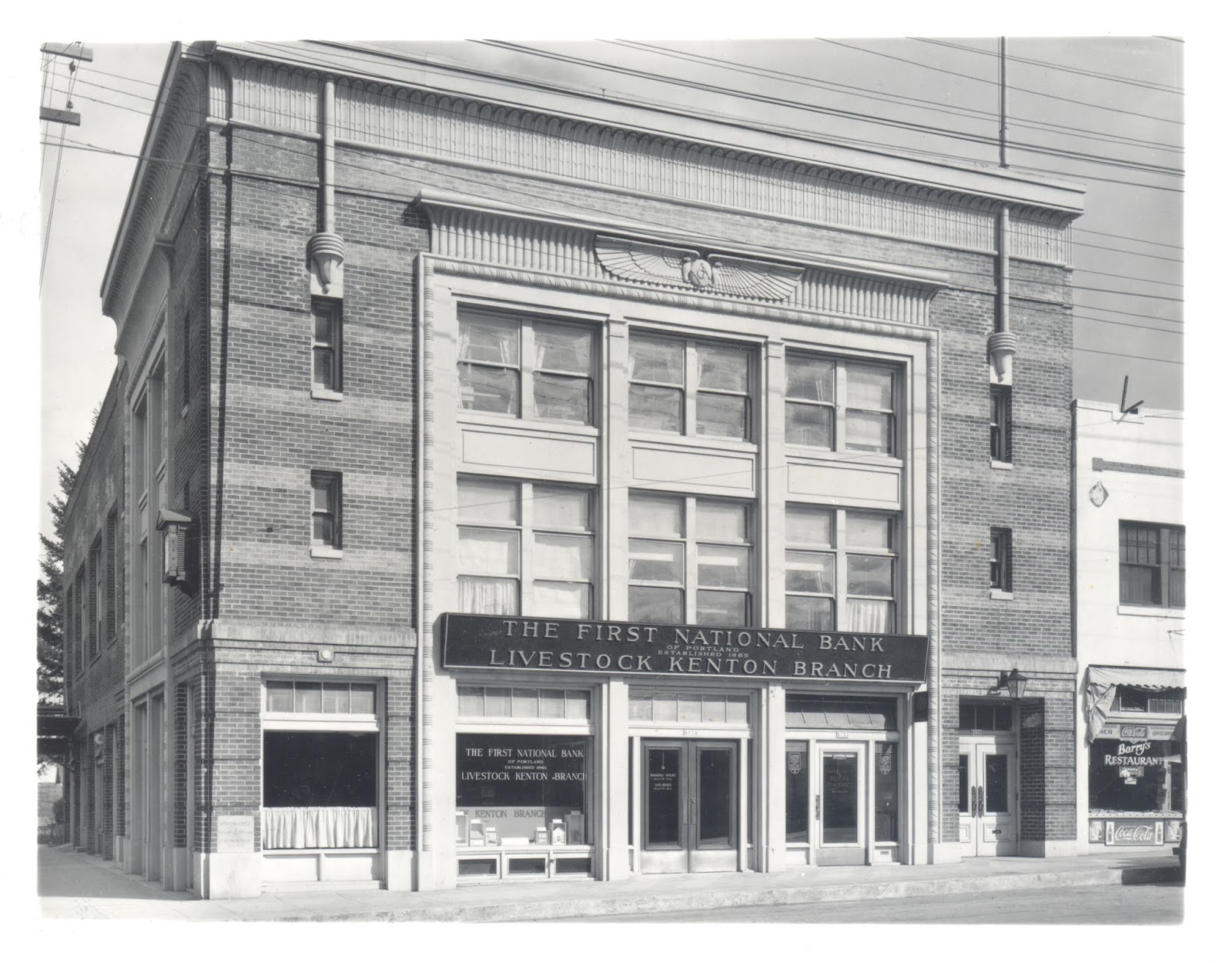 Old photos of architecture: Kenton Masonic Temple - Portland, Oregon