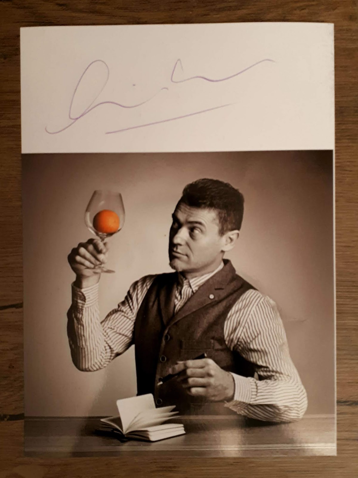 Autograph VIP: Simon Woolf, a British journalist and writer