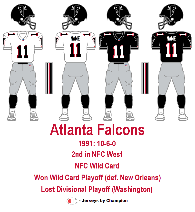 Bill's Update Blog: 1990-92 Atlanta Falcons
