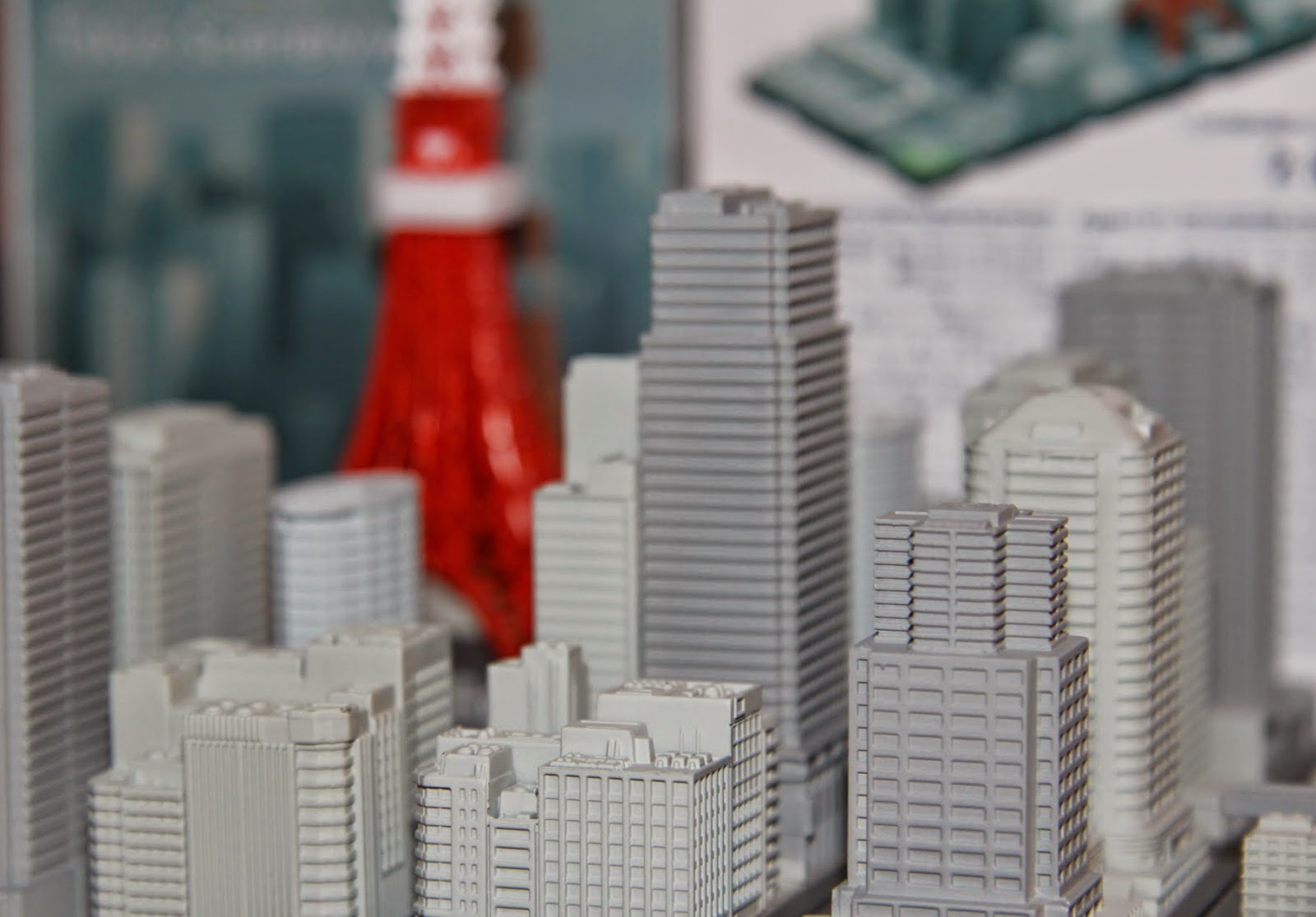 Geocraper Miniatures of Tokyo For Dioramas