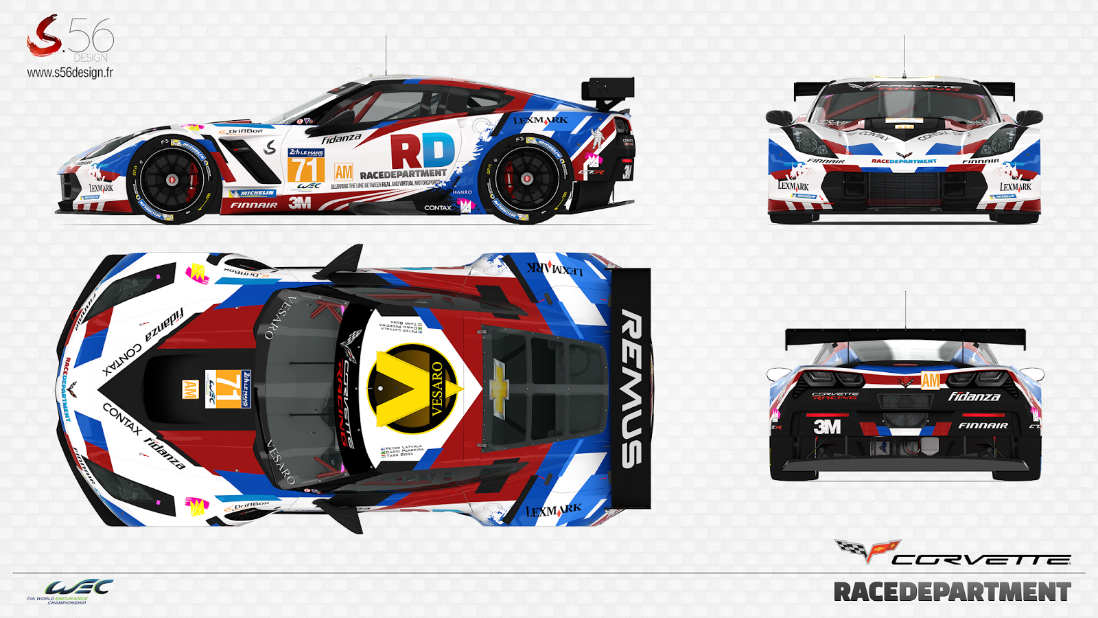S.56 Design: Corvette C7.R RD Competition #71