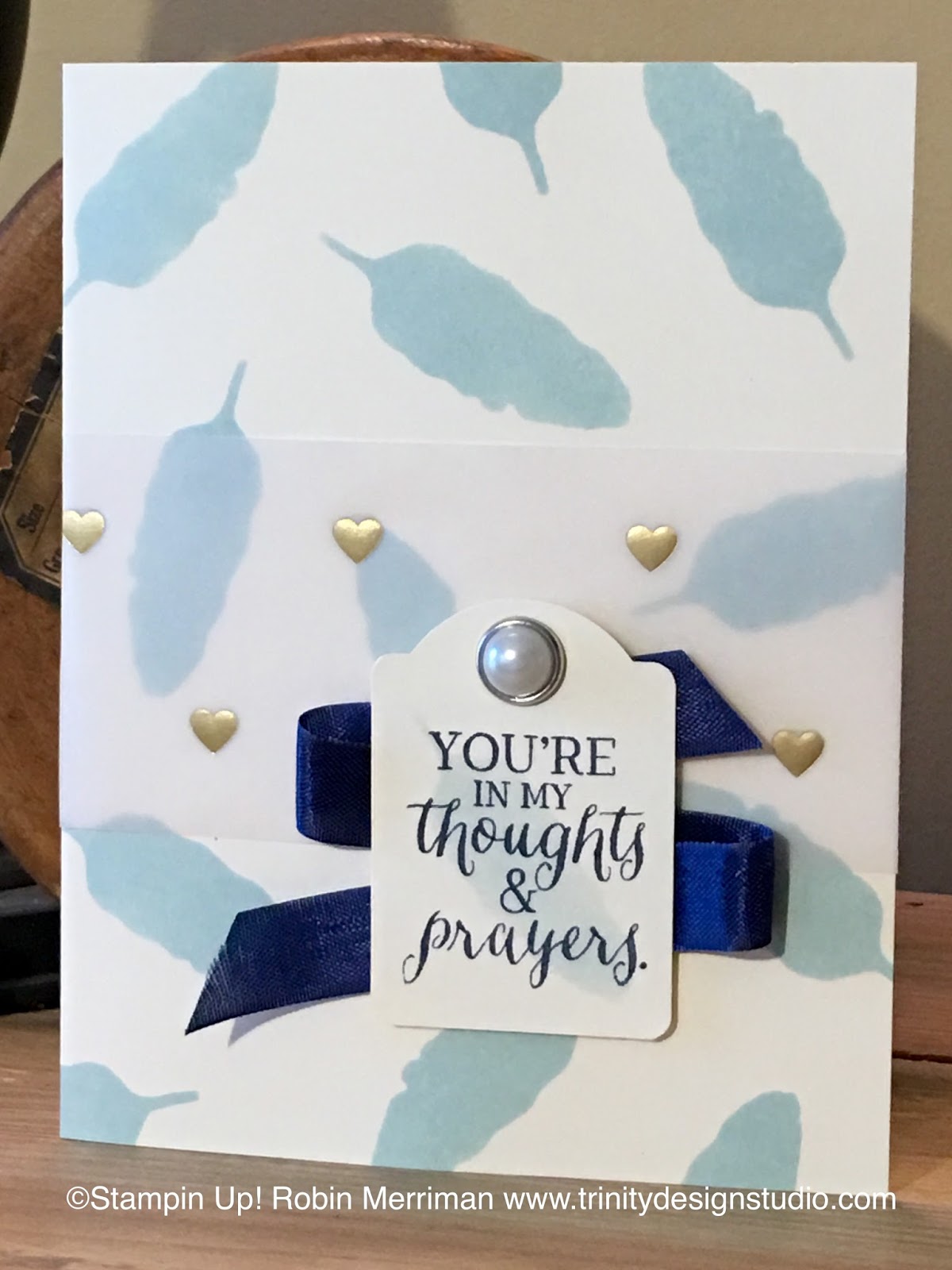 Trinity Designs: Clean and Simple Masking Card