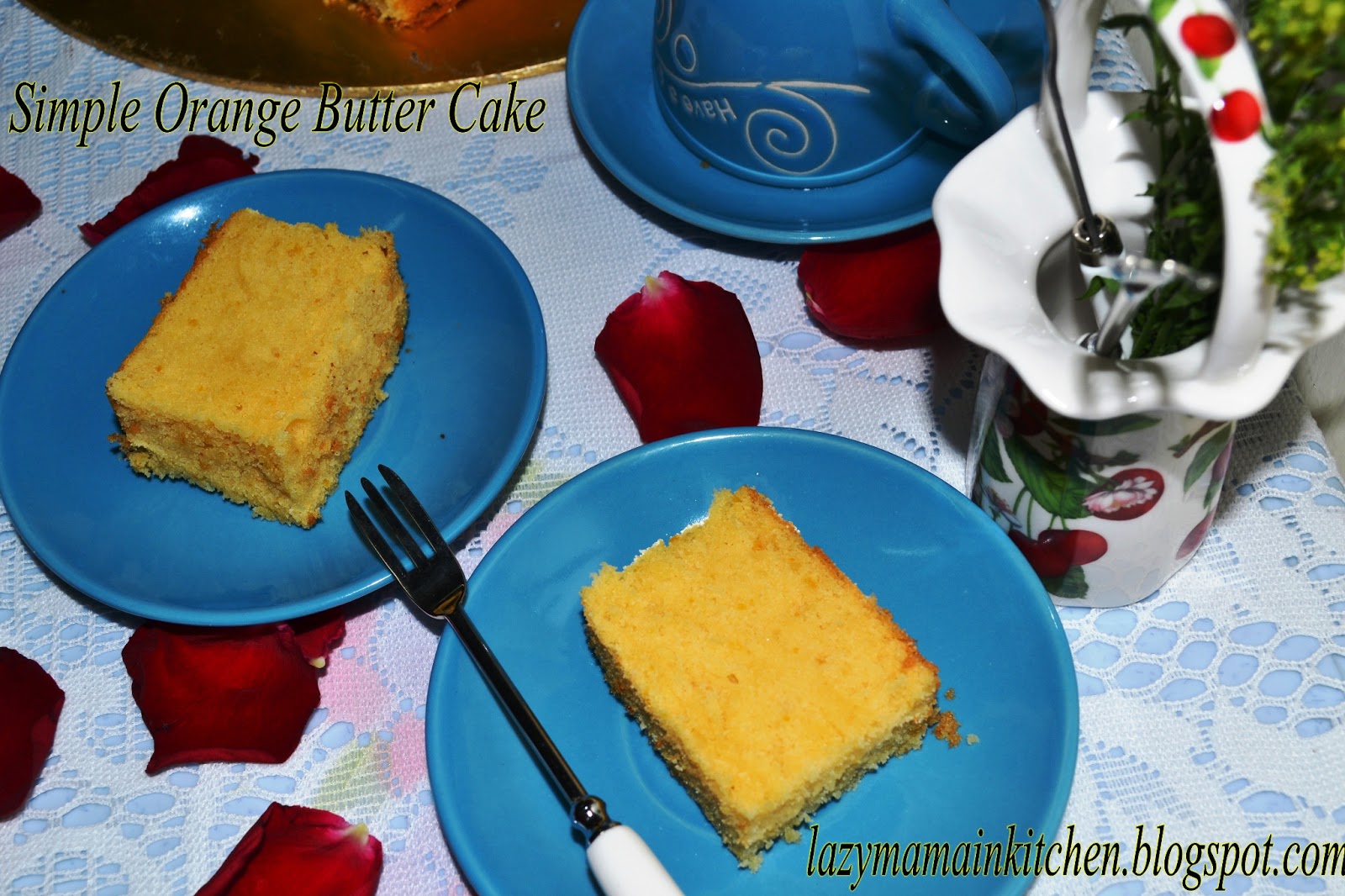 Food@Home Sweet Home: Simple Orange Butter Cake 香橙奶油蛋糕