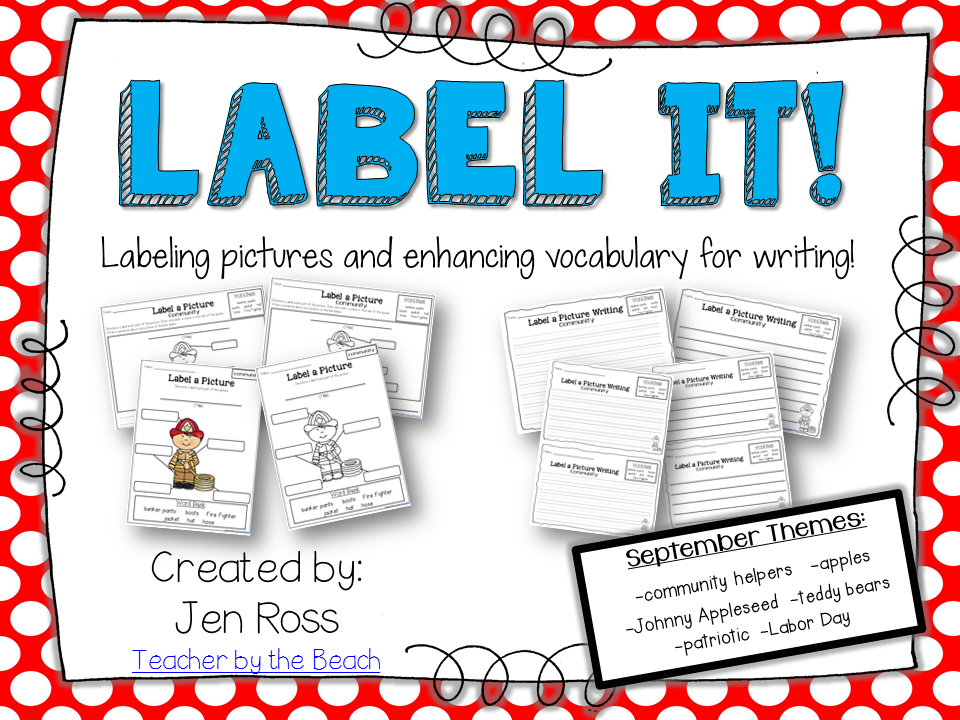 Label It and Write About It! - Teacher by the Beach