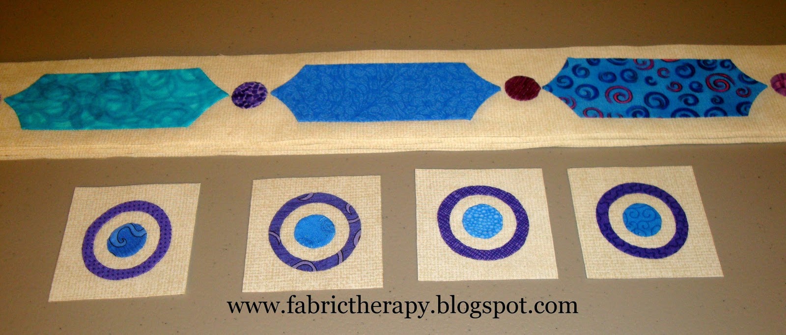 FABRIC THERAPY: Borders and a finishing milestone...