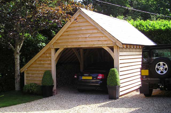 Simon Bowler Bespoke Garden Architecture: Wooden Garages | Yorkshire
