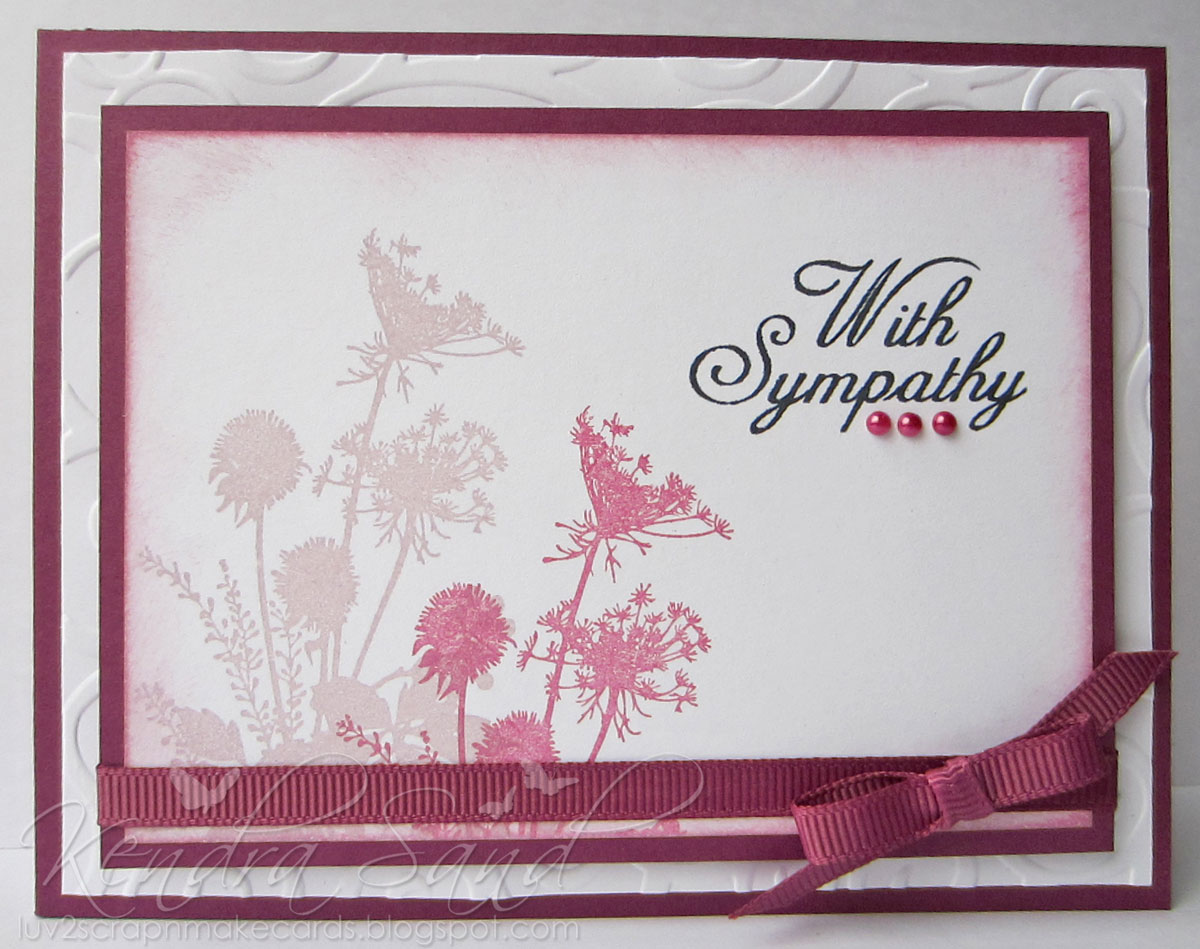 Luv 2 Scrap n' Make Cards: With Sympathy