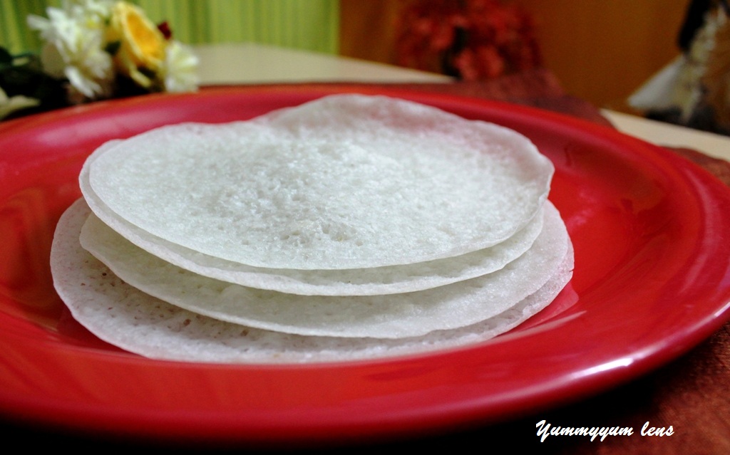 Yummy Yum Lens: Vellayappam (Or Aappam)