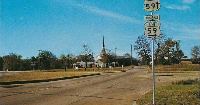 *Postcard Gems: Highway 59 Signs