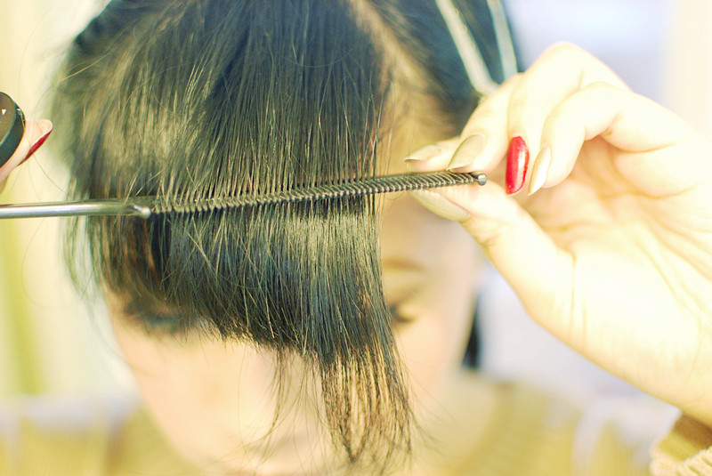 My Darling Rainbow: Straight Fringe Tutorial