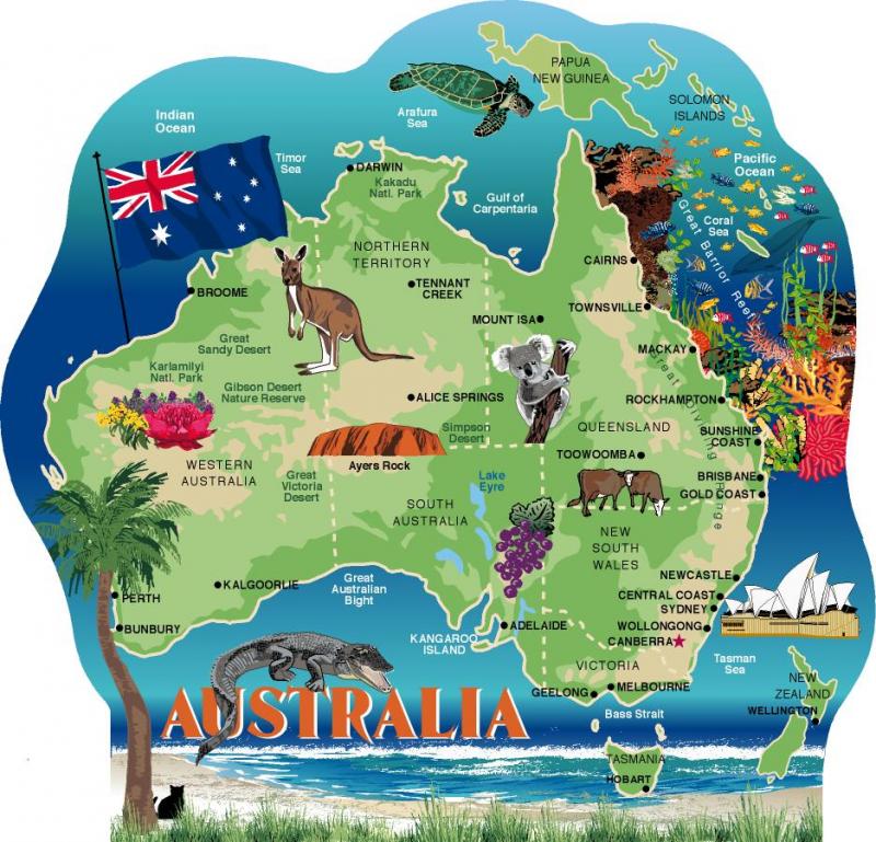 English 4th - A new world: The geography of Australia