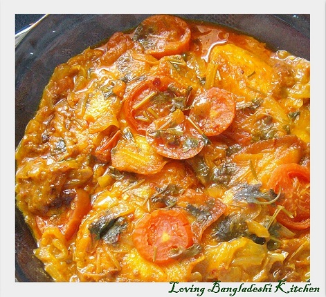 Loving Bangladeshi Kitchen(রান্নাঘর): Tilapia Dopiaza(তেলাপিয়ার ...
