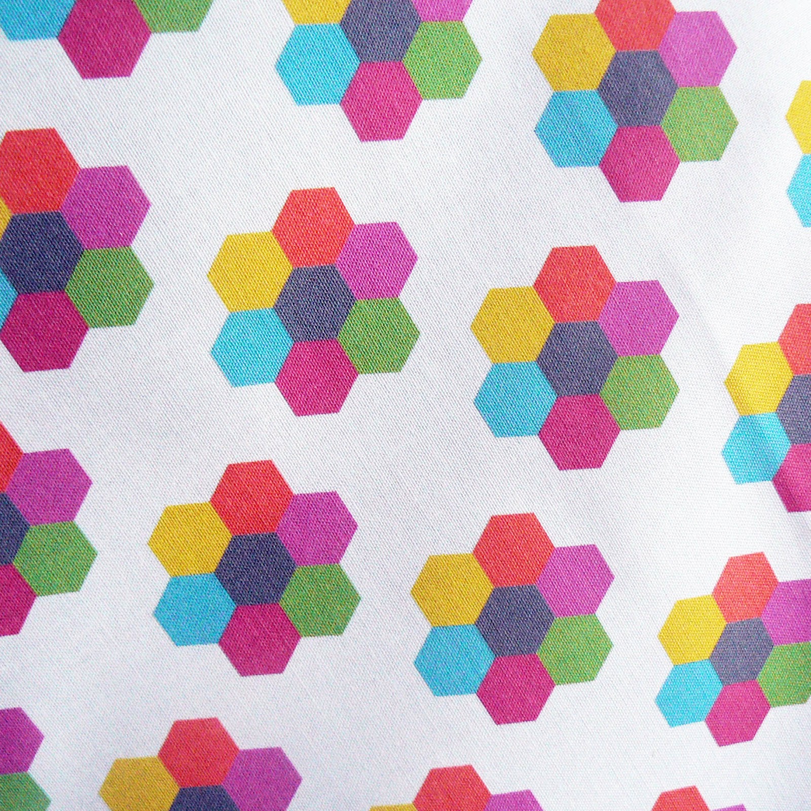 CurlyPops: New! Hexagon Fabric