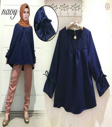 30 Model baju trend sekarang lengan panjang untuk cewek