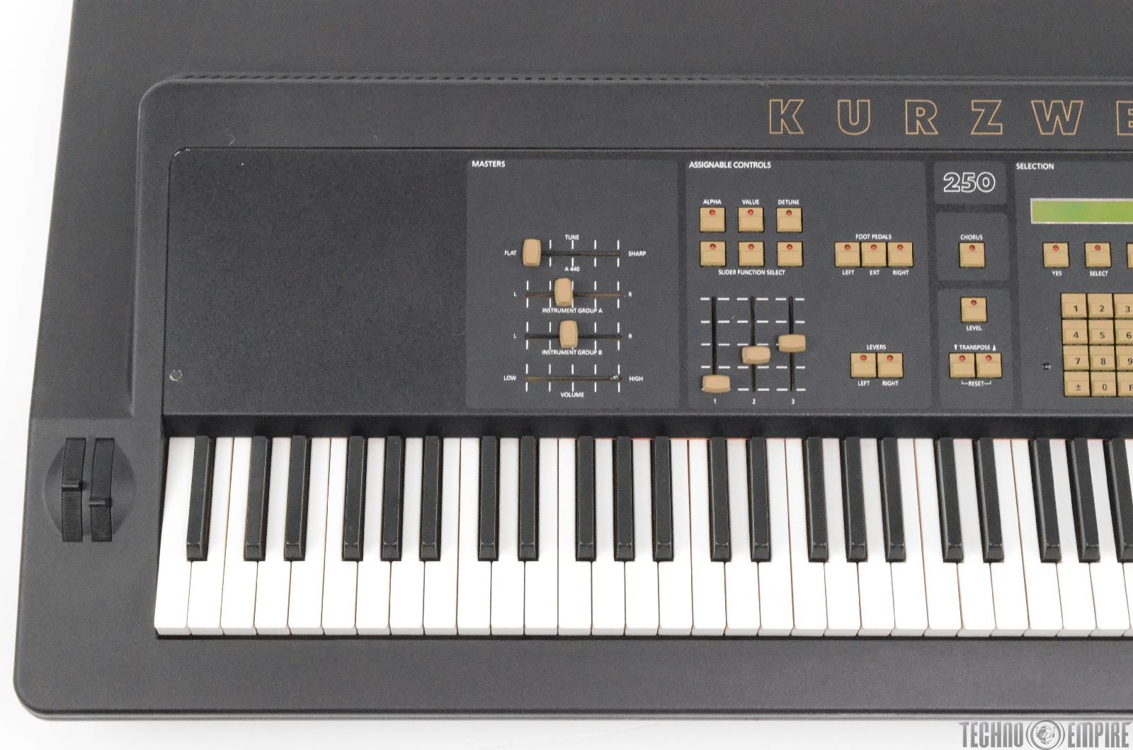 MATRIXSYNTH: Kurzweil KMS 250 Keyboard Synthesizer Sampler SN 1000444