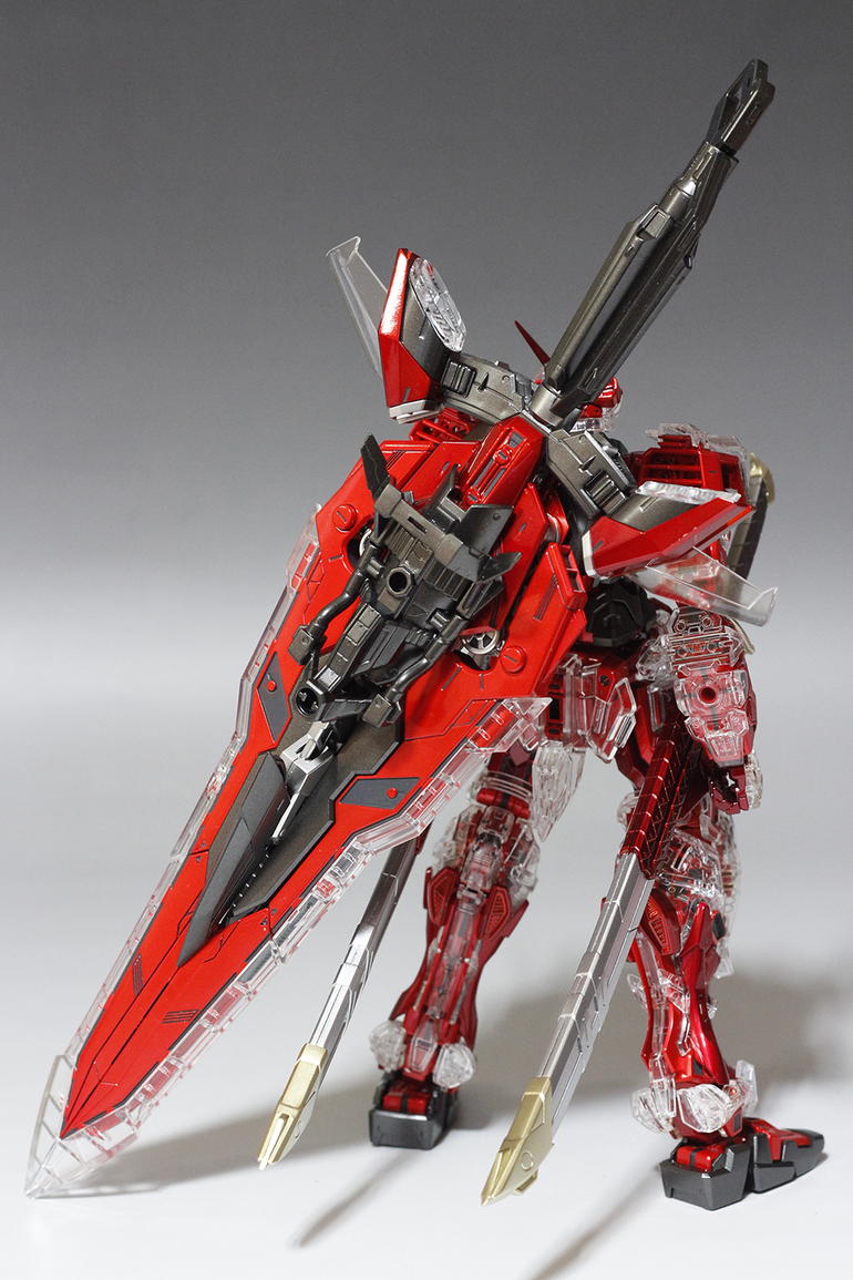GUNDAM GUY: MG 1/100 MBF-P02Kai Gundam Astray Red Frame - Clear ...