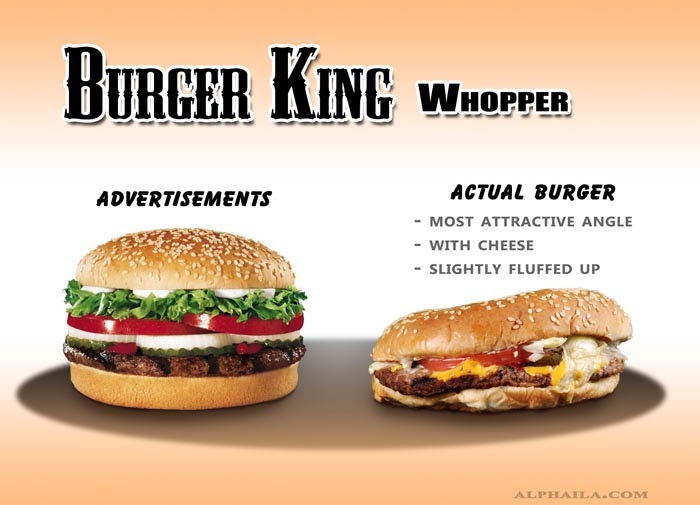 What You Really Get: Burger King - Whopper (3)