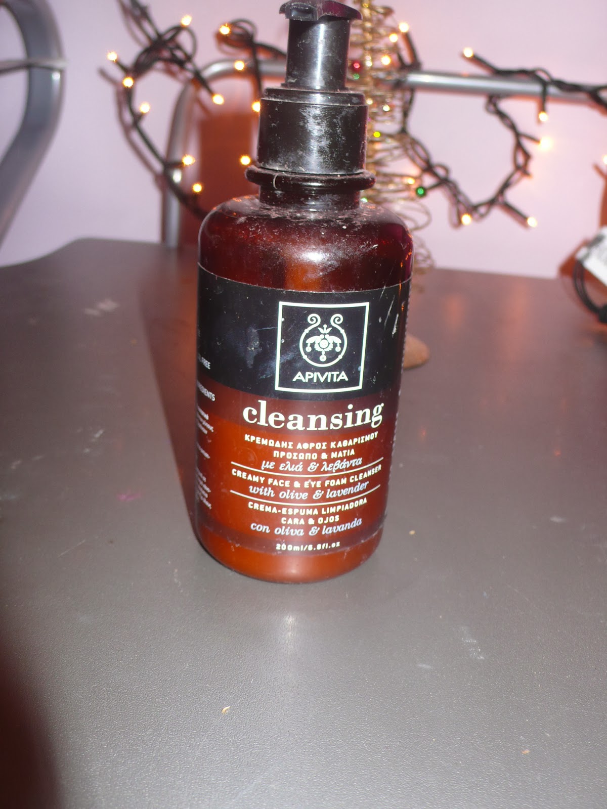 beauty,diy,make up: review apivita (cleansing and natural serum)