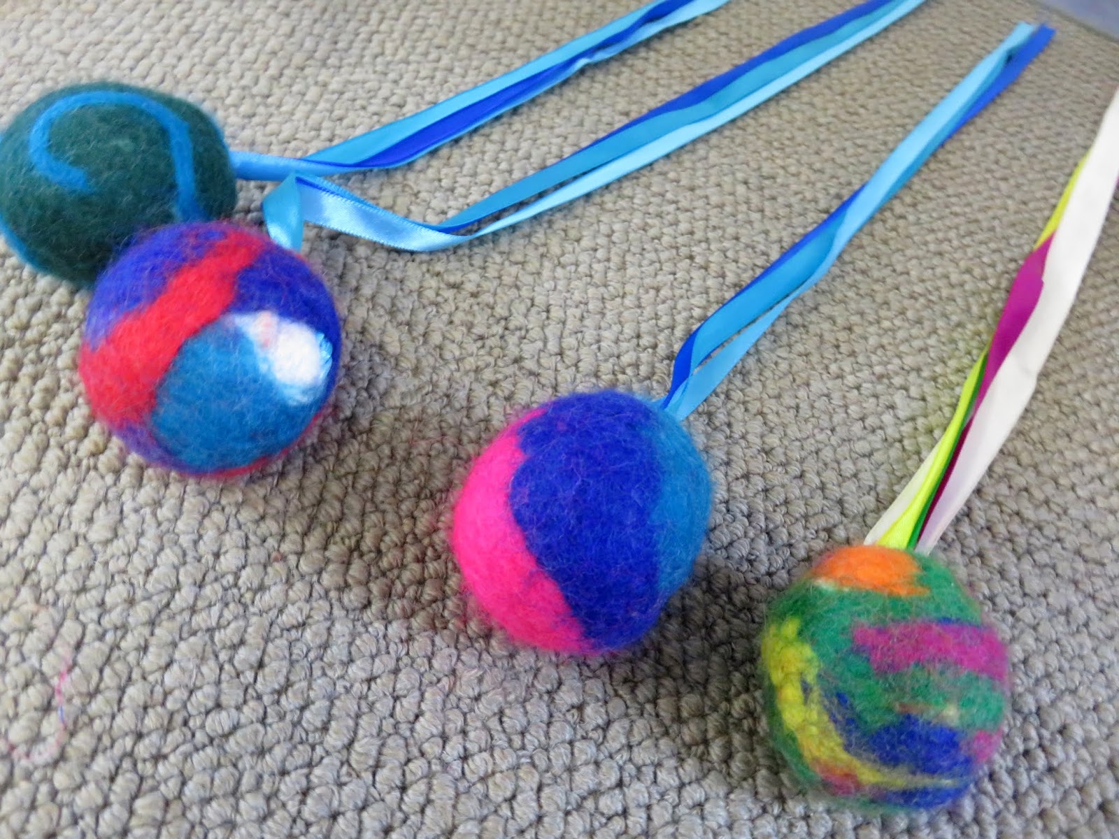 Bodenseewellen: Filzen mit Kindern