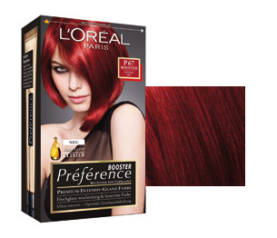 just be yourself: "Haarfarbenupdate" L'OREAL PARIS Intensiv rot