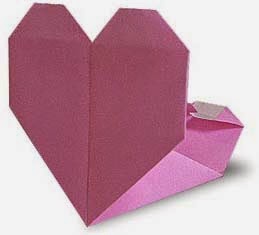 Heart Pocket - Easy Origami instructions For Kids