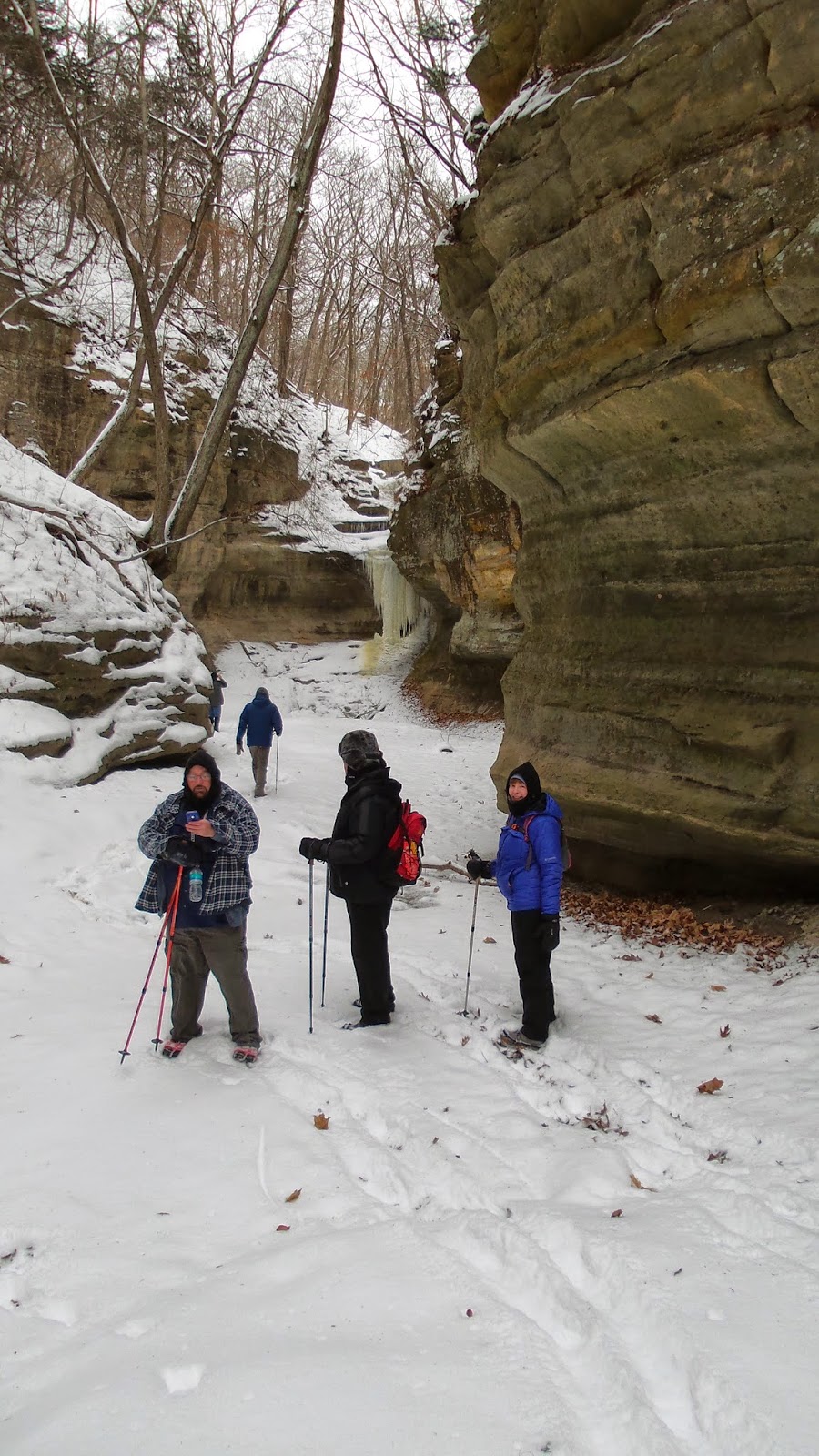 Hike Starved Rock: Matthiessen State Park Jan. 8-2015