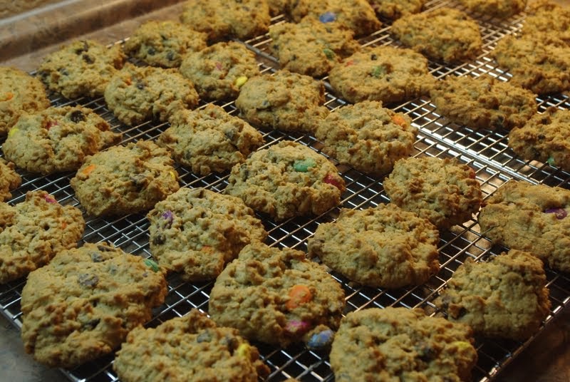 Mennonite Girls Can Cook: No Nut Smartie Monster Cookies