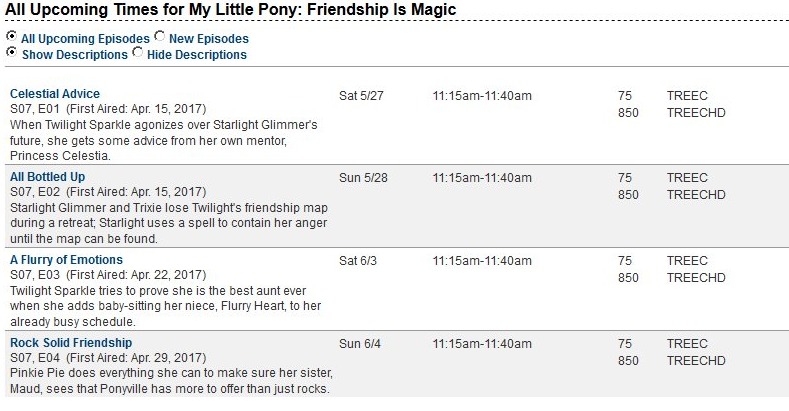 Equestria Daily - MLP Stuff!: (Confirmed) Treehouse Re-airing MLP ...