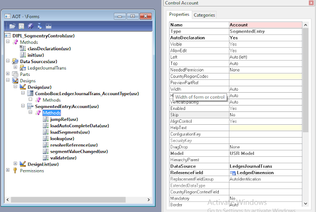 Ax Technical: How to filter Segmented Entry based on Account Type in Ax ...