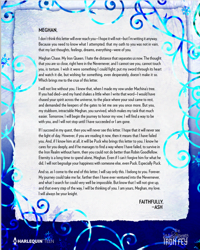 Just A Book Girl: Ash's Letter to Meghan