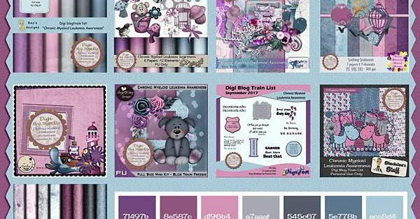 DigiJen Scraps: DBTL: Chronic Myeloid Leukemia Awareness